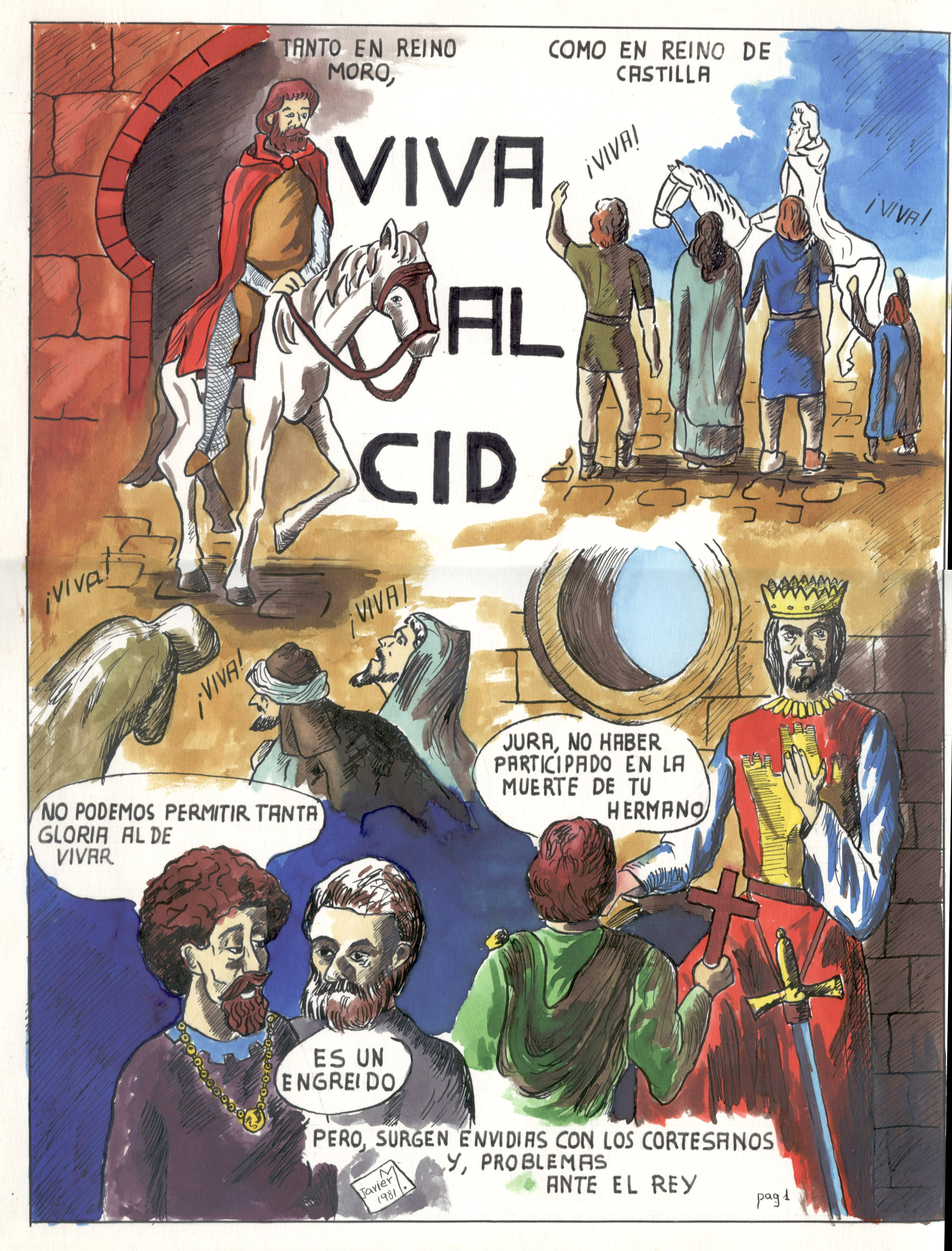 1981 CANTAR DEL DESTIERRO I, Poema de Mío Cid | Arte y Cómic