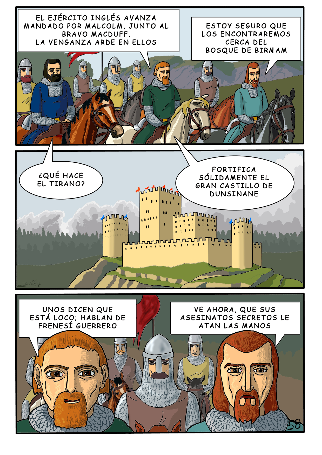 Cómic Macbeth | Arte y Cómic